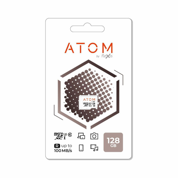 Карта памяти microSDXC Atom 128GB UHS-1 U1 (AMSDU3/128GB) - купить с доставкой по выгодным ценам ...