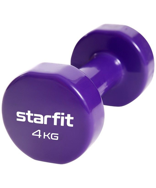 Гантели Starfit УТ-00018826, 1 шт. по 4 кг, фиолетовый - купить по ...