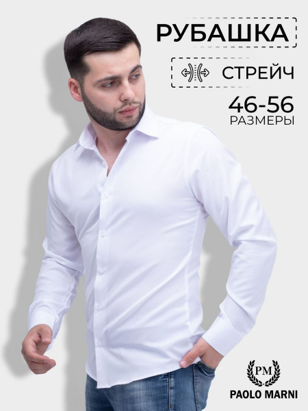 Рубашка Paolo Marni - купить с доставкой по выгодным ценам в интернет-магазине OZON (996337289)