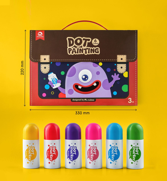 MOBEE Набор фломастеров, 6 шт. - купить с доставкой по выгодным ценам в интернет-магазине OZON ...