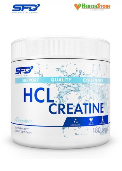 SFD Nutrition HCL Creatine hydrochloride 180 капсул креатин гидрохлорид ...
