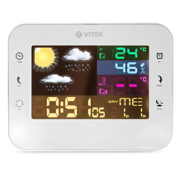 Метеостанция Vitek VT-6412 купить по выгодной цене в интернет-магазине ...