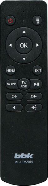 Пульт ДУ BBK RC-LEM2019 - купить по выгодной цене в интернет-магазине OZON (1043423719)
