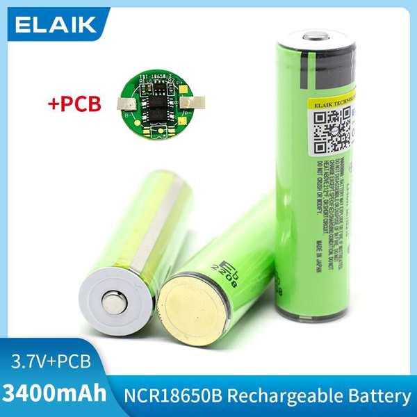 Elaik Аккумуляторная батарейка 18650, 3,7 В, 3400 мАч, 10 шт - купить с ...