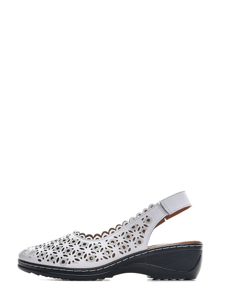 Босоножки Женский HELENA BERGER Танкетка Искусственная кожа, размер 38 F Лето Россия Без ...