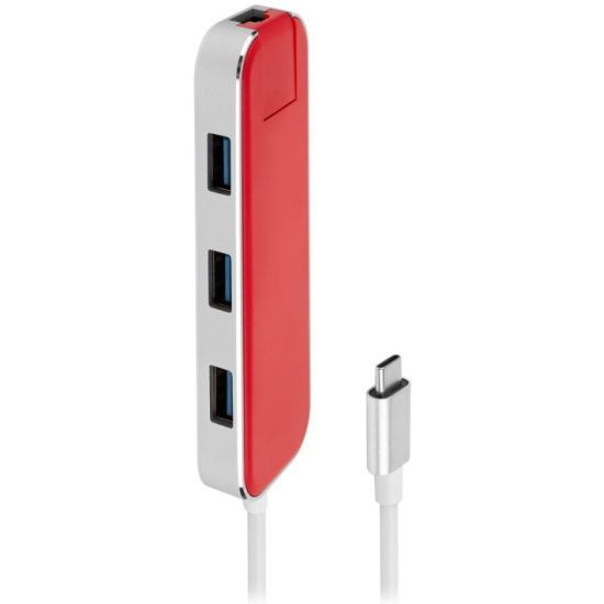Разветвитель USB Rombica Type-C Chronos Red - купить с доставкой по ...