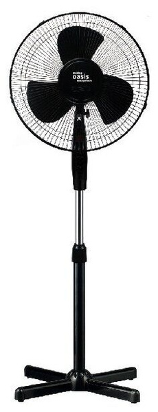Вентилятор напольный Oasis VF-40P B (черный), 40Вт купить по низкой цене с доставкой в интернет ...