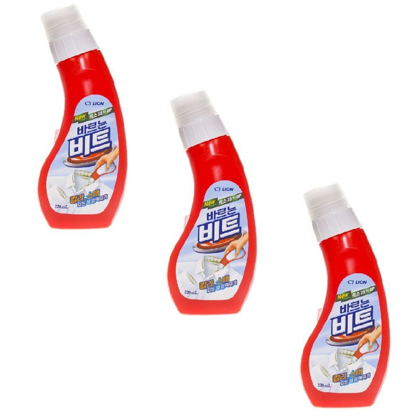 Средство для удаления пятен с воротничков и манжет CJ Lion Beat (220 мл) 3 штуки - купить с ...