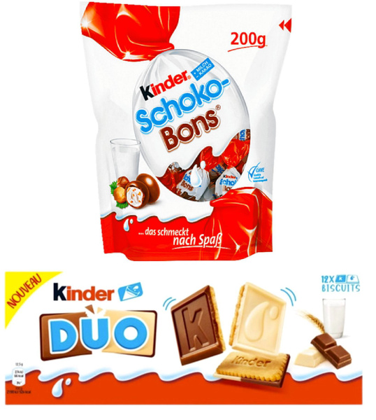 Ассорти набор Kinder Shoko Bons и Kinder DUO купить на OZON по низкой ...