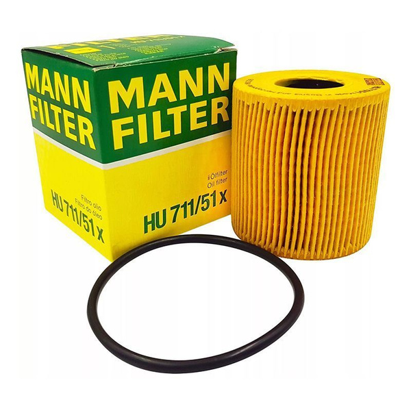 Фильтр масляный MANN FILTER HU711/51X - купить по выгодным ценам в интернет-магазине OZON ...