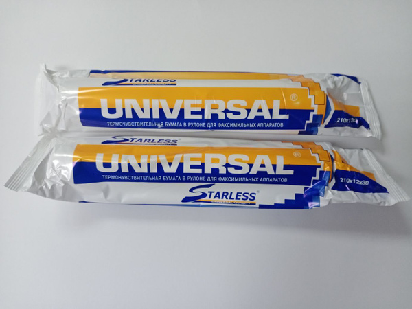 Бумага для факса Starless 210 х 12 х 30 Universal набор (2 шт) - купить ...