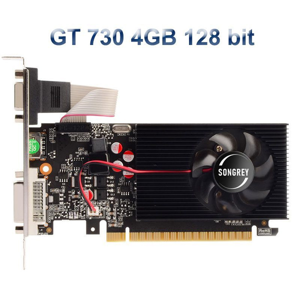 Видеокарта SONGREY GeForce GT 730, 4 ГБ DDR3 - купить по низким ценам в ...