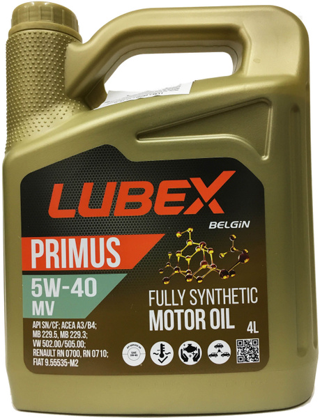 Масло моторное Lubex 5W-40 Синтетическое - купить в интернет-магазине ...