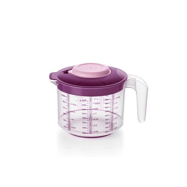 Емкость мерная Tupperware.spb, 2000 мл, прозрачный, бордовый купить c доставкой на OZON по ...