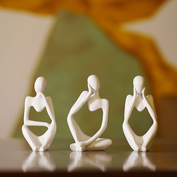 Статуэтка sanianttgdexiaoeer3 арт Abstract Character Sculpture 3ps ...