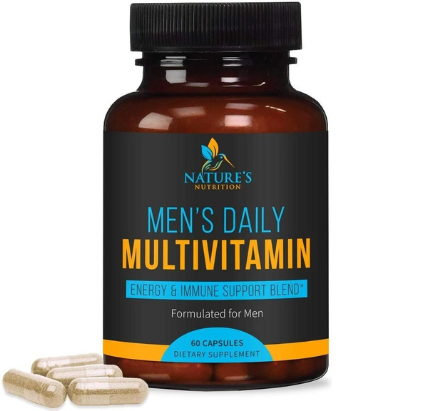 Витамины Nature's Nutrition Men's Daily Multivitamin 60 капсул - купить ...