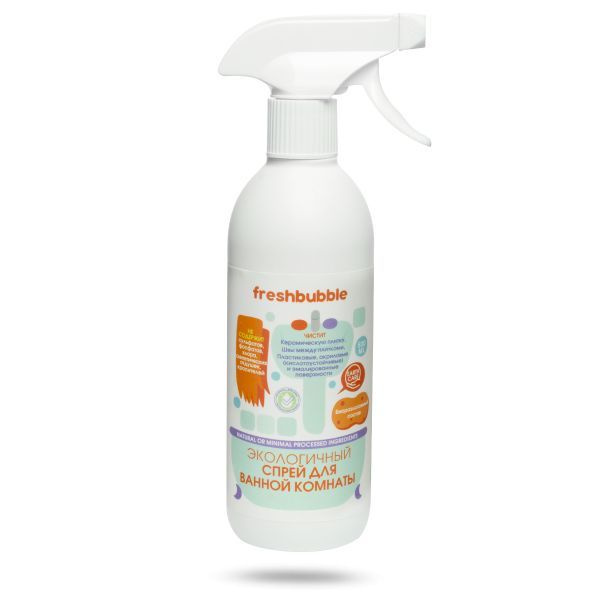 Freshbubble, Спрей для ванной комнаты,500мл - купить с доставкой по выгодным ценам в интернет ...