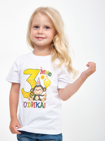 Футболка Markusha, размер 98, цвет белый, хлопок 100% - купить по ...