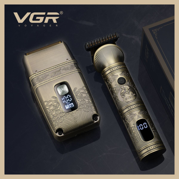 Набор для стрижки волос, бороды и усов 2 В 1 VGR Voyager V-649 ...