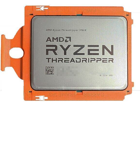 Процессор AMD Ryzen Threadripper, BOX (без кулера), 16 яд., 3.4 ГГц ...