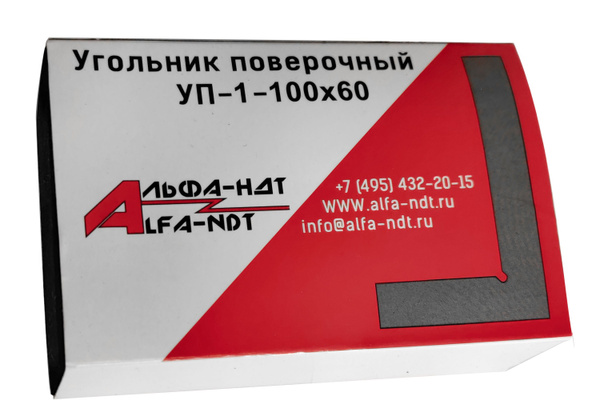 Угольник УП 100х60 кл.1 АЛЬФА-НДТ (с калибровкой, ГОСТ 3749) купить на ...