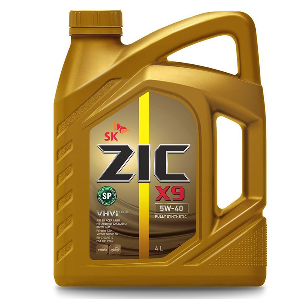 Масло моторное ZIC 5W-40 Синтетическое - купить в интернет-магазине OZON (888599600)