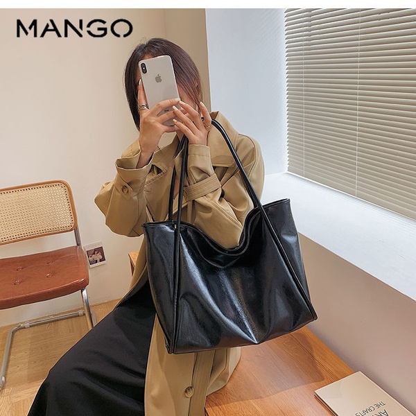 MANGO Сумка на плечо тоут - купить с доставкой по выгодным ценам в интернет-магазине OZON ...