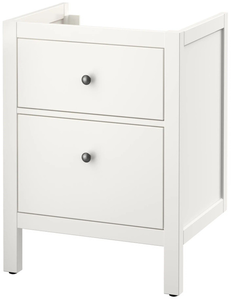 Тумба под раковину ИКЕА ХЕМНЭС IKEA HEMNES, ШхГхВ: 60х47х83 см, цвет ...