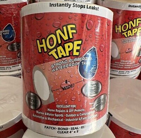 Клейкая лента HONF TAPE 100мм 1.5м 1шт. прозрачная,моментальной ...