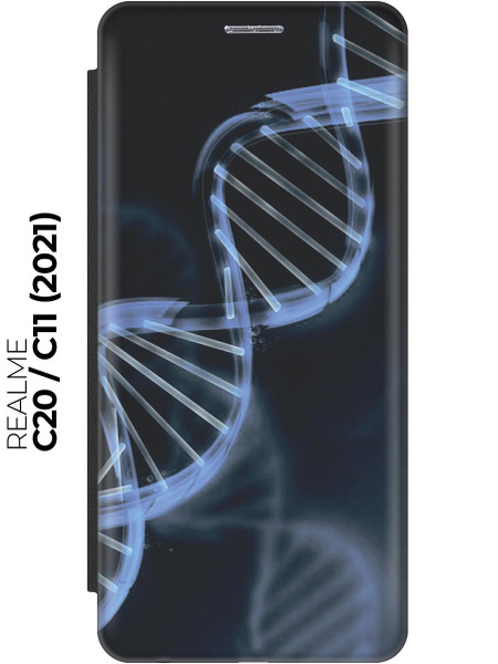 Чехол-книжка Цепочка ДНК на realme C20 / C11 (2021) / Рилми С20 / С11 ...