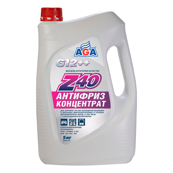 Антифриз AGA Антифриз_AGA_красный_прозрачный, Концентрат купить по ...