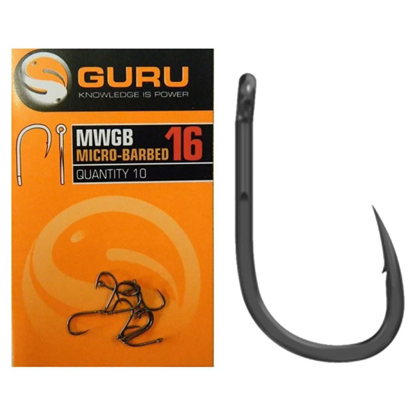 Крючки карповые Guru (Гуру) - Kuranku Micro Barb Spade End, Размер 16 ...