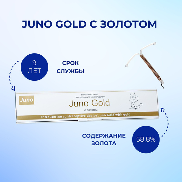 Спираль внутриматочная "Симург" Juno Gold. - купить с доставкой по ...