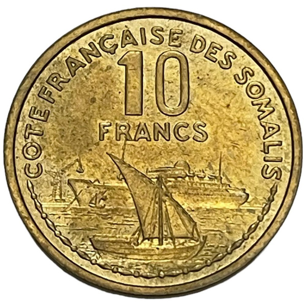 Французский Сомалиленд 10 франков 1965 г. Essai (Проба) - купить в интернет-магазине OZON с ...