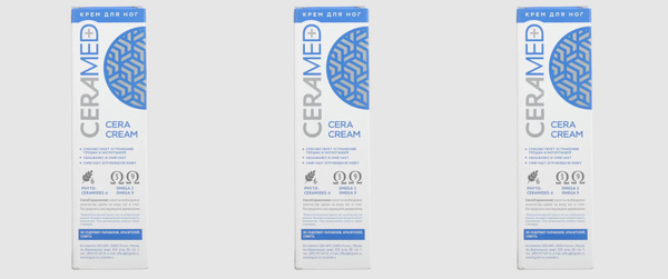 Ceramed Крем для ног Ультраувлажняющий, 75 мл, 3 шт - купить с доставкой по выгодным ценам в ...