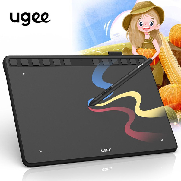 Графический планшет Ugee, A4, Linux, iOS, 8192 уровня, бежевый купить ...