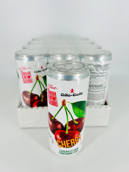 Лимонад натуральный Chiko-Choko, Вишня напиток сокосодержащий средне ...
