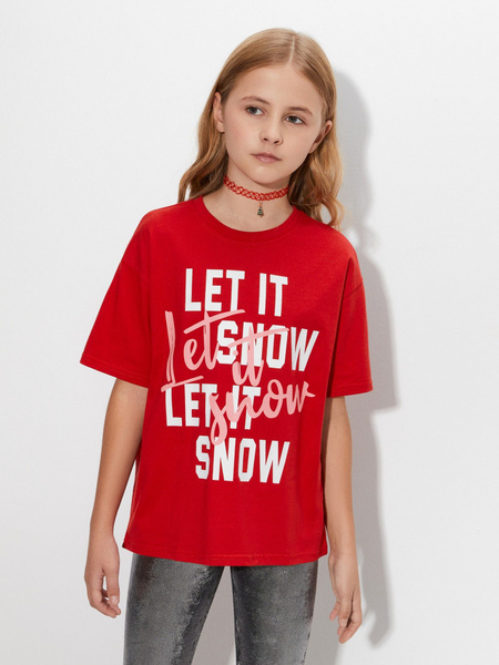 Футболка Acoola, размер 134, цвет красный, хлопок 100% - купить по выгодной цене в интернет ...