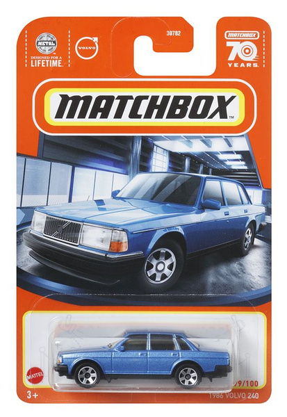 Машинка 2023 matchbox 30782 1:64 1986 VOLVO 240 Die cast alloy car ...
