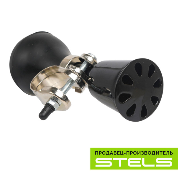 Клаксон STELS 81B-02 сталь/резина чёрный - купить с доставкой по выгодным ценам в интернет ...
