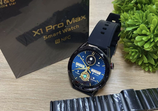 Купить смарт-часы MagaZON X1 PRO Max черные, экран 1,39" - купить по ...