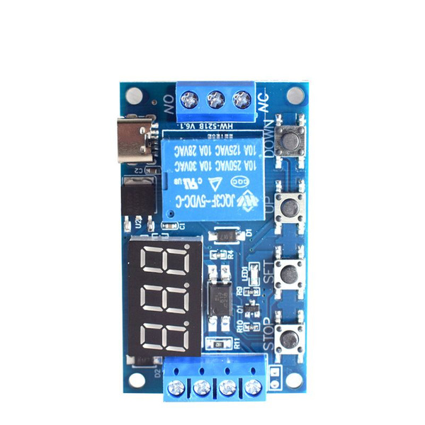 Реле времени таймер 220в / 5в, программируемый модуль XY-J02 Type-c ...