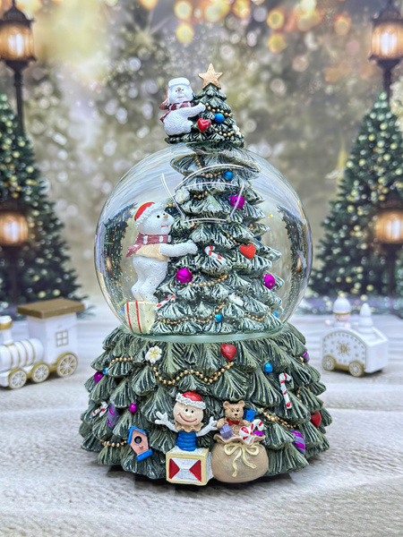 Новогодний шар с музыкой "Новогодняя Ёлка" купить c доставкой на OZON ...