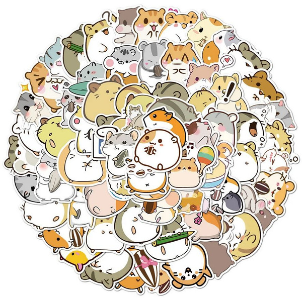 Наклейки стикеры веселые хомячки - купить с доставкой по выгодным ценам ...