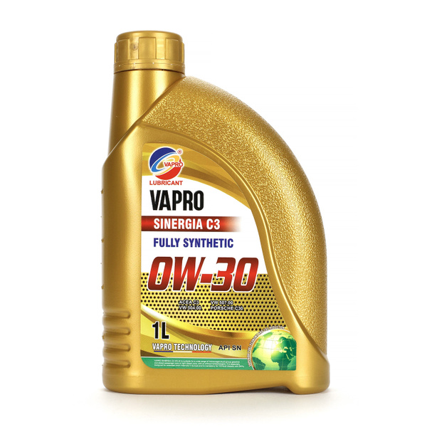 Масло моторное VAPRO LUBRICANT vapro sinergia c3 0W-30 Синтетическое 1 ...