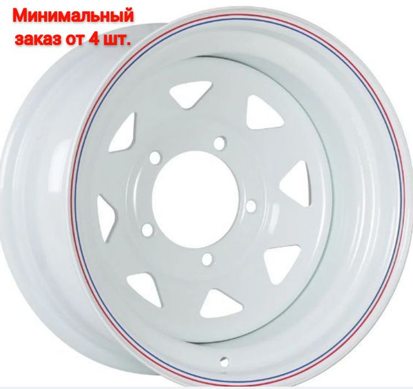 Колесный диск Off-Road Wheels 15x7" PCD5x139.7 ET0 D110 Штампованный ...