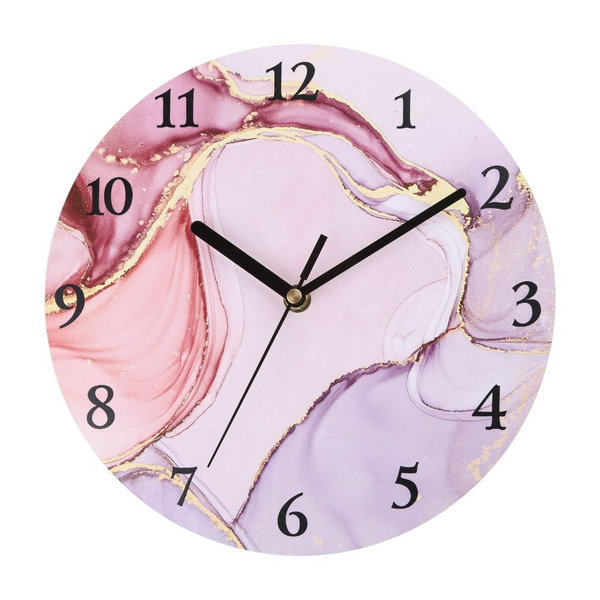 Настенные часы 10 дюймов бесшумные не тикающие украшение для кухни винтажные декоративные