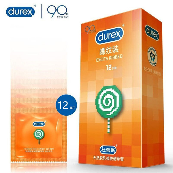 Презерватив Durex с резьбой упаковка из 12 презервативов sexy orgasm ...