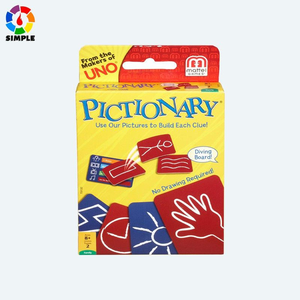 UNO Pictionary Card Game настольная игра - купить с доставкой по ...