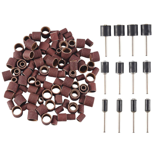 Набор из 132 барабанных шлифовальных машин с бесплатной коробкой для вращающегося инструмента ...